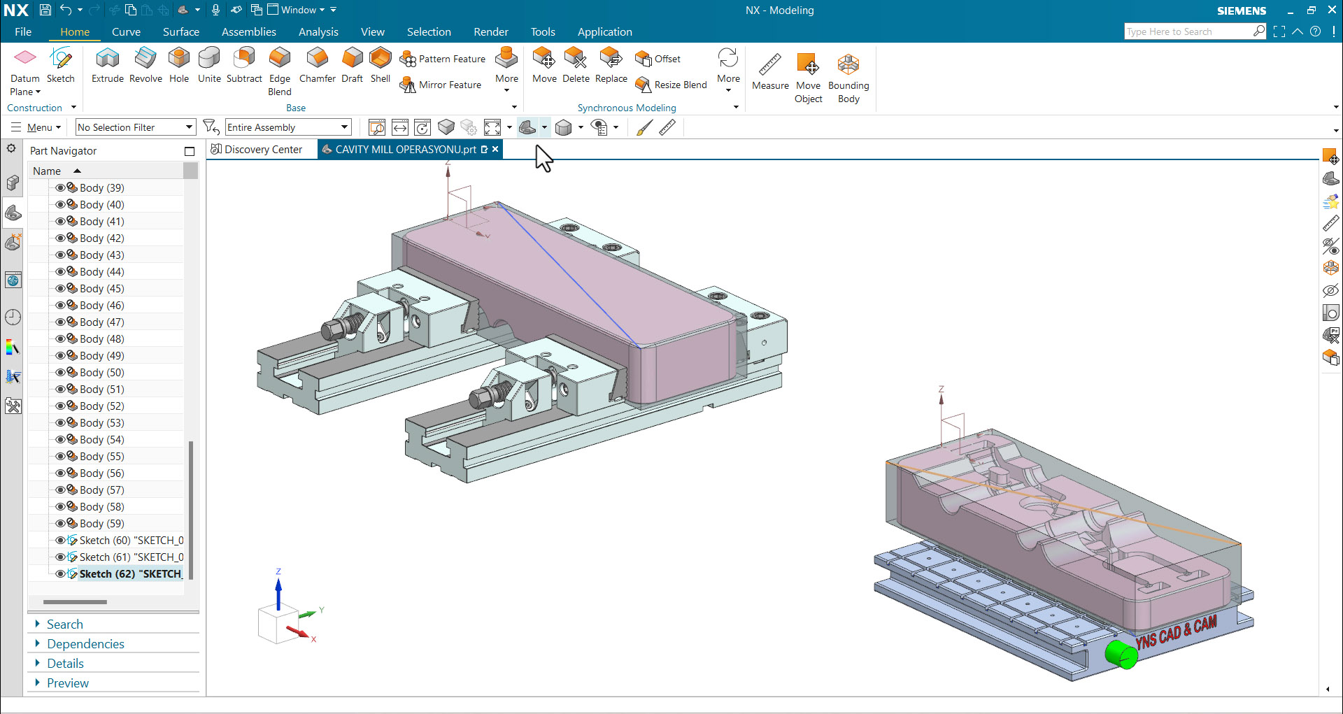 Siemens NX 2212 CAM | Sanal Öğretim