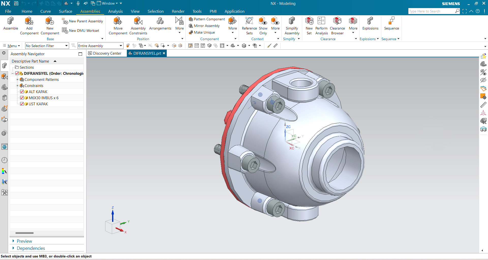 Siemens NX 2212 CAD | Sanal Öğretim