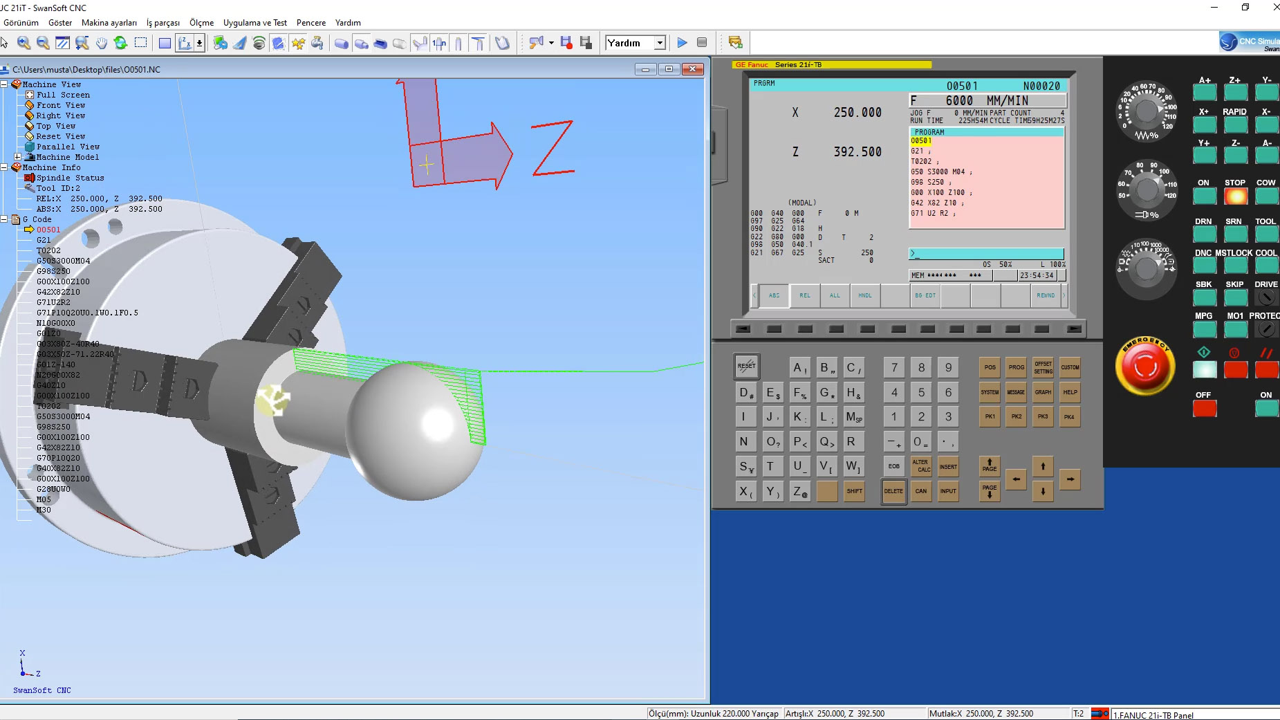 CNC Torna ve Torna Makro Uygulama -Devam Eğitimi | Sanal Öğretim